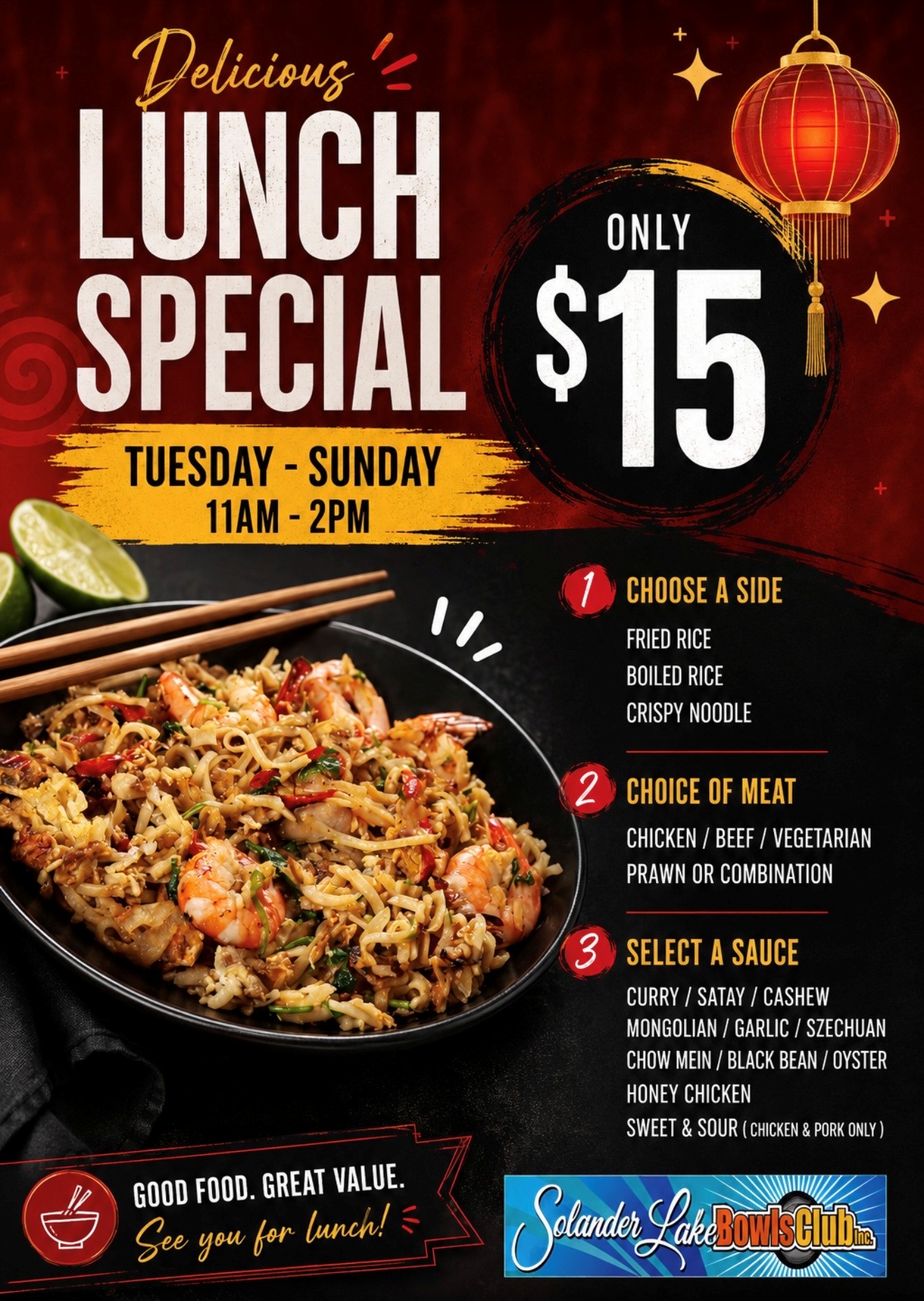 Restaurant – Solander Lakes Bowls Club