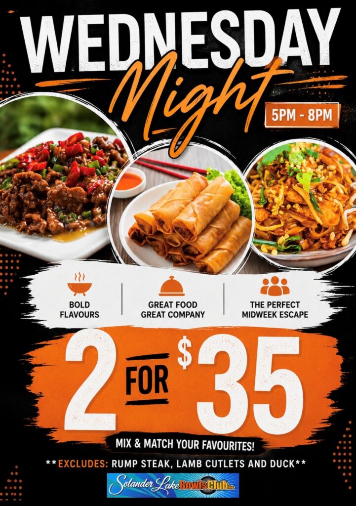 Restaurant – Solander Lakes Bowls Club